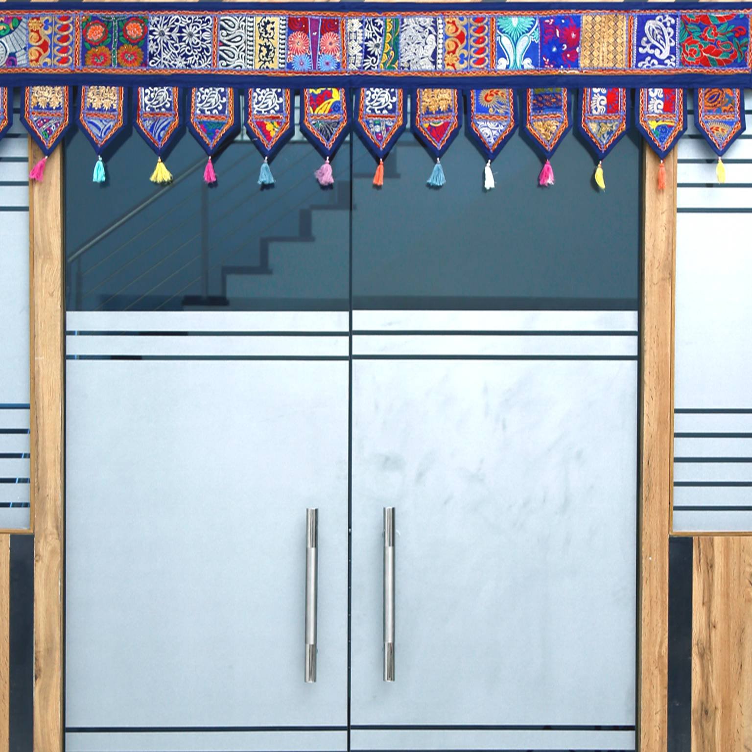 Handmade Patchwork Vintage Door Decor - Indian Craft Mall